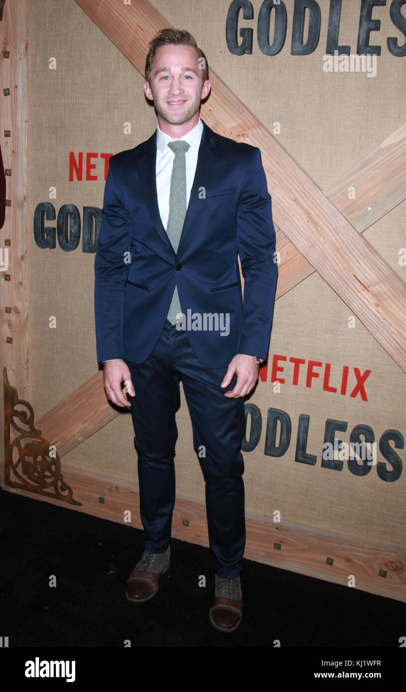 New York, NY, USA. 19th Nov, 2017. Matthew Lewis at the Netflix New ...