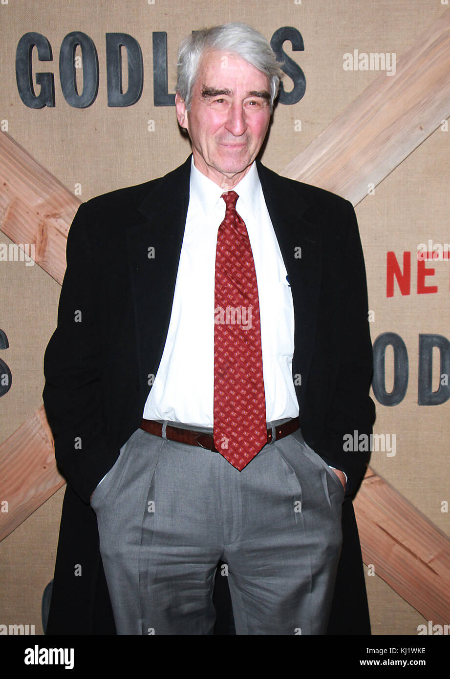 New York, NY, USA. 19th Nov, 2017. Sam Waterston at the Netflix New ...