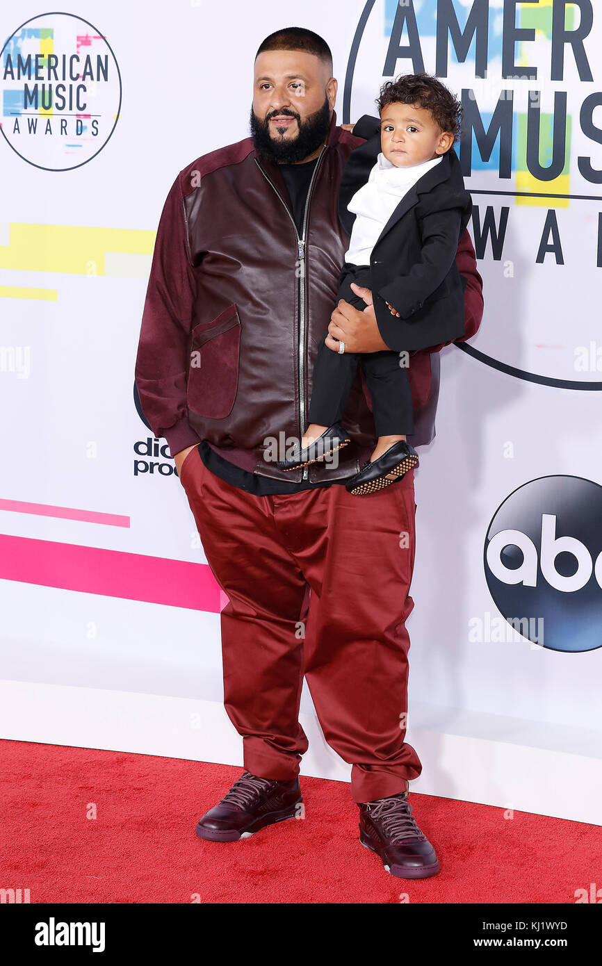 Los Angeles, Ca, USA. 19th Nov, 2017. DJ Khaled and son Asahd Tuck ...