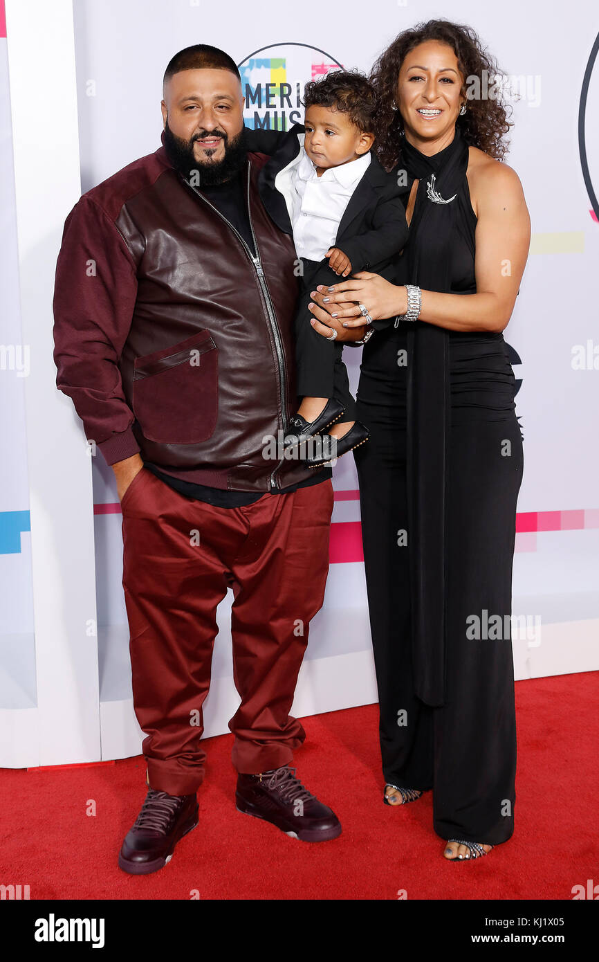 Los Angeles, Ca, USA. 19th Nov, 2017. DJ Khaled, son Asahd Tuck Khaled ...
