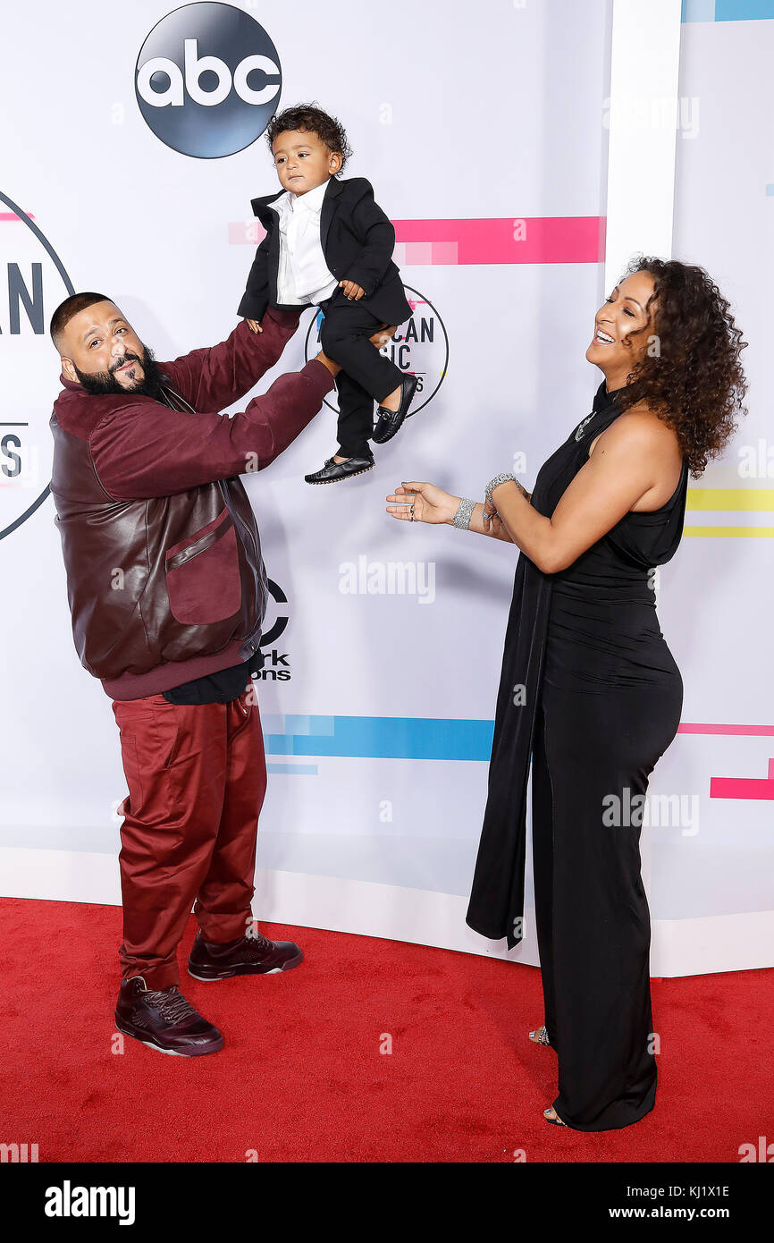 Los Angeles, Ca, USA. 19th Nov, 2017. DJ Khaled, son Asahd Tuck Khaled ...