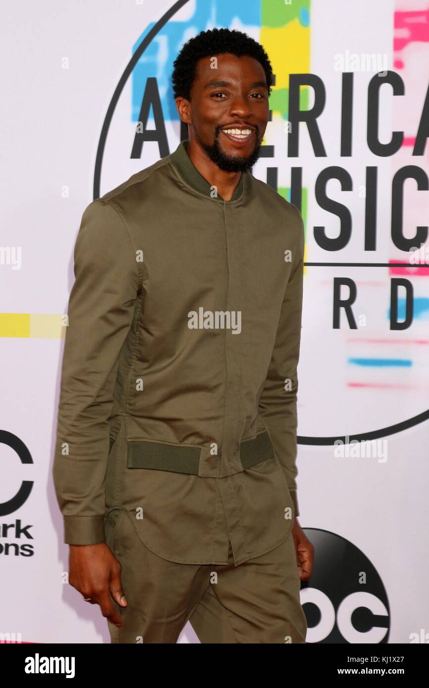 Los Angeles, CA, USA. 19th Nov, 2017. Chadwick Boseman at arrivals for ...