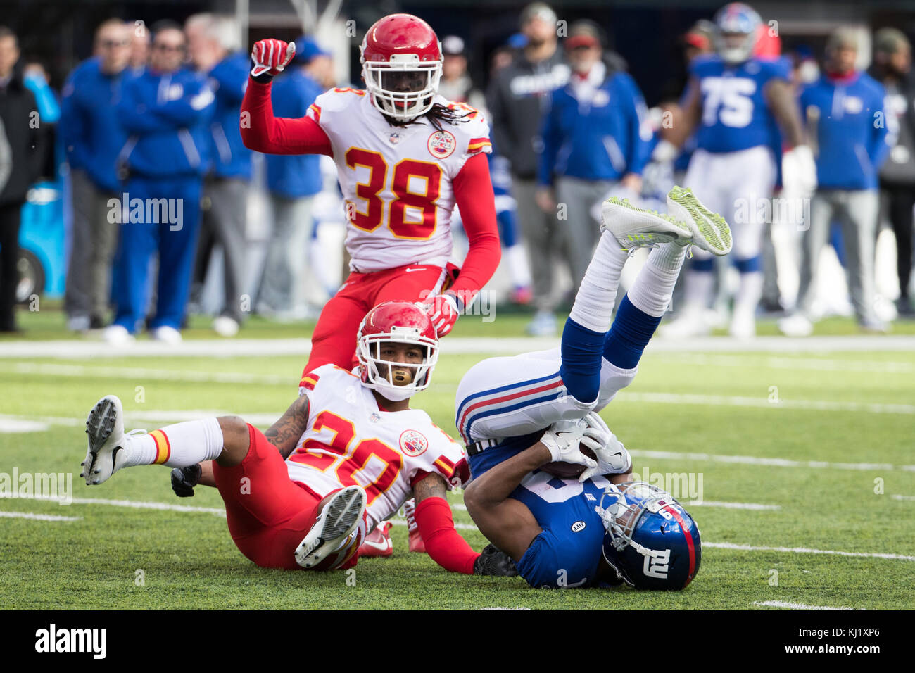East Rutherford, New Jersey, USA. 19th Nov, 2017. New York Giants wide ...
