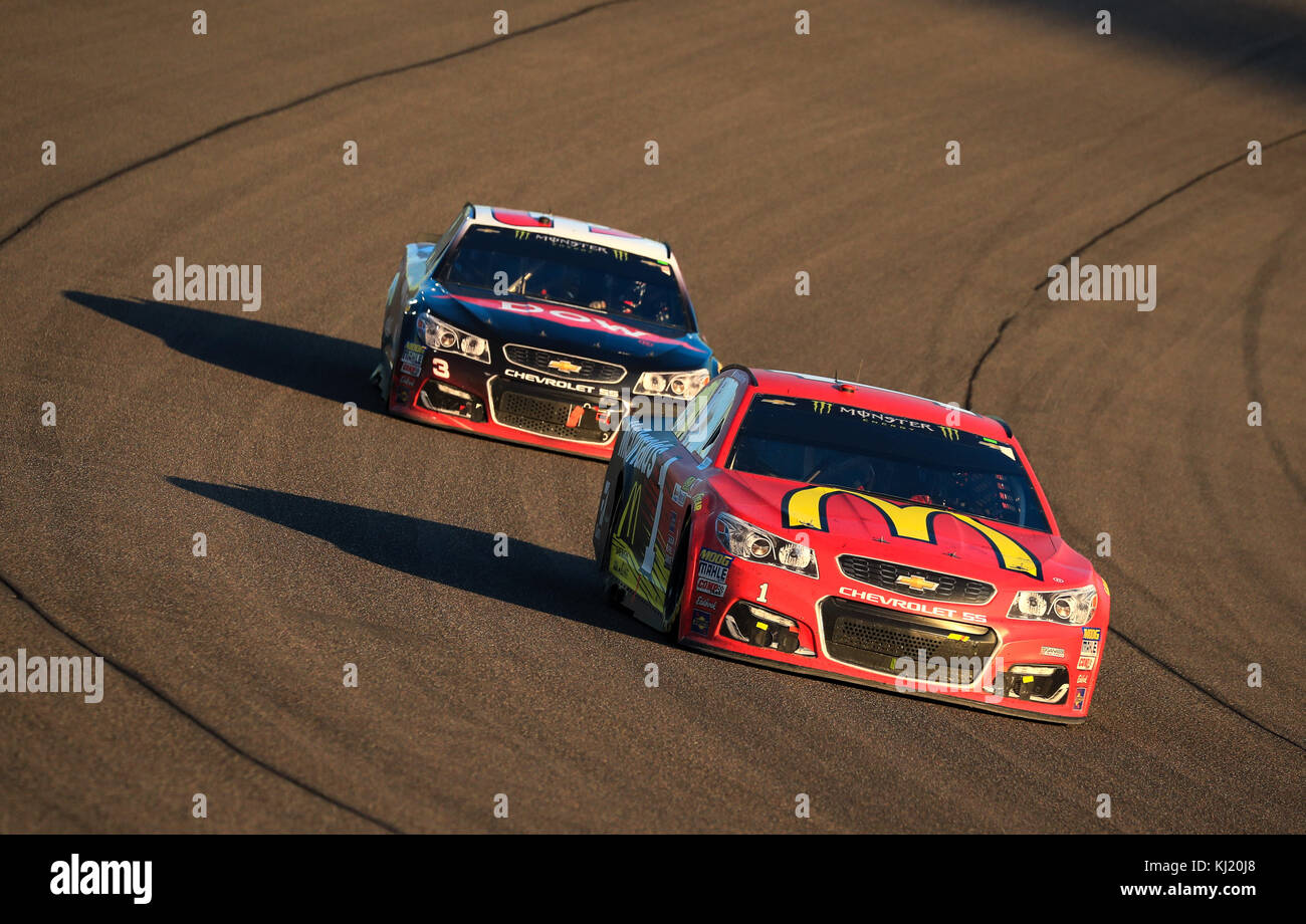 Homestead, Fla, USA. 19th Nov, 2017. Jamie McMurray, driver of the (1 ...