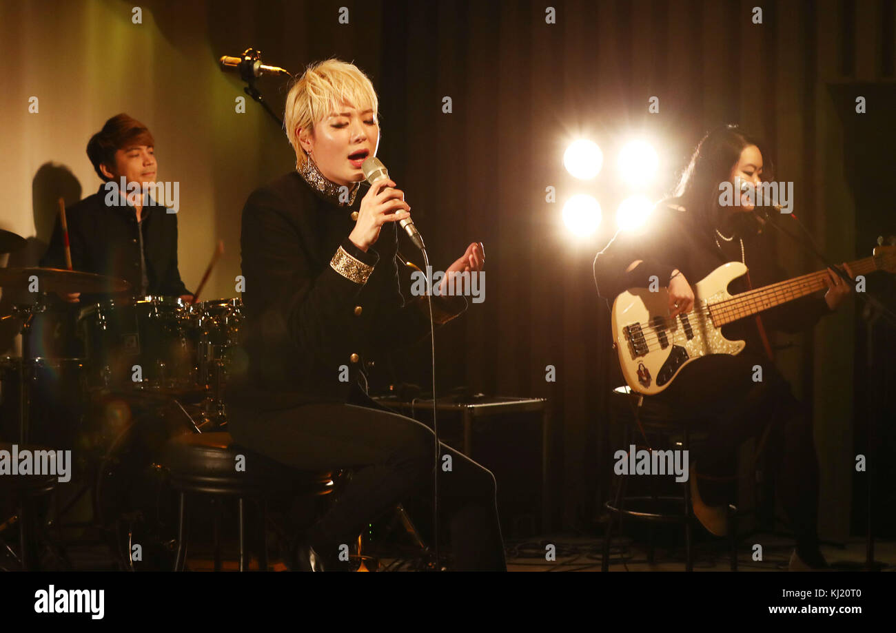 21st Nov, 2017. S. Korean rock band Dear Cloud South Korean rock band ...