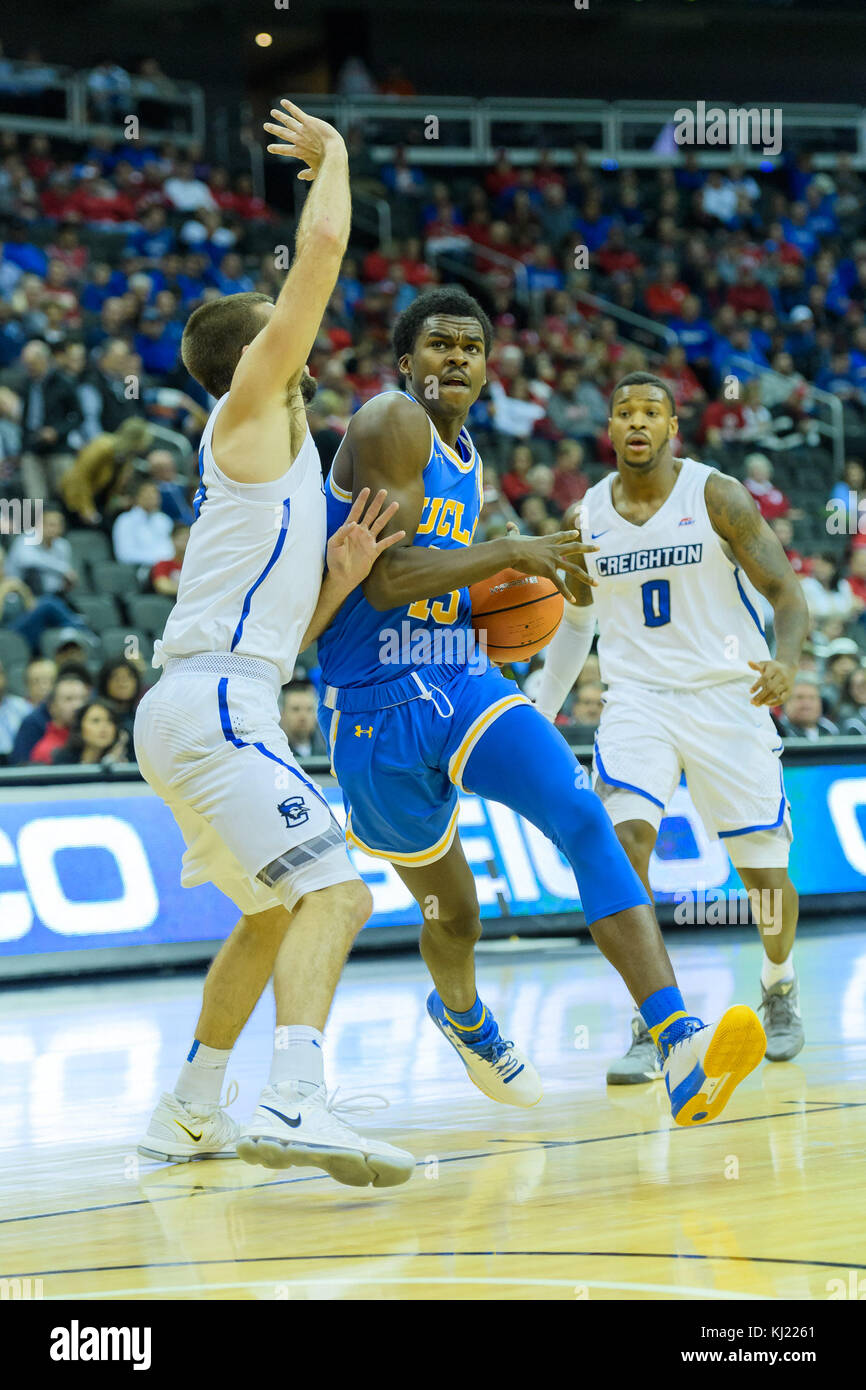 Kansas City, USA. U.S. 20th Nov, 2017. UCLA Bruins guard Kris Wilkes ...