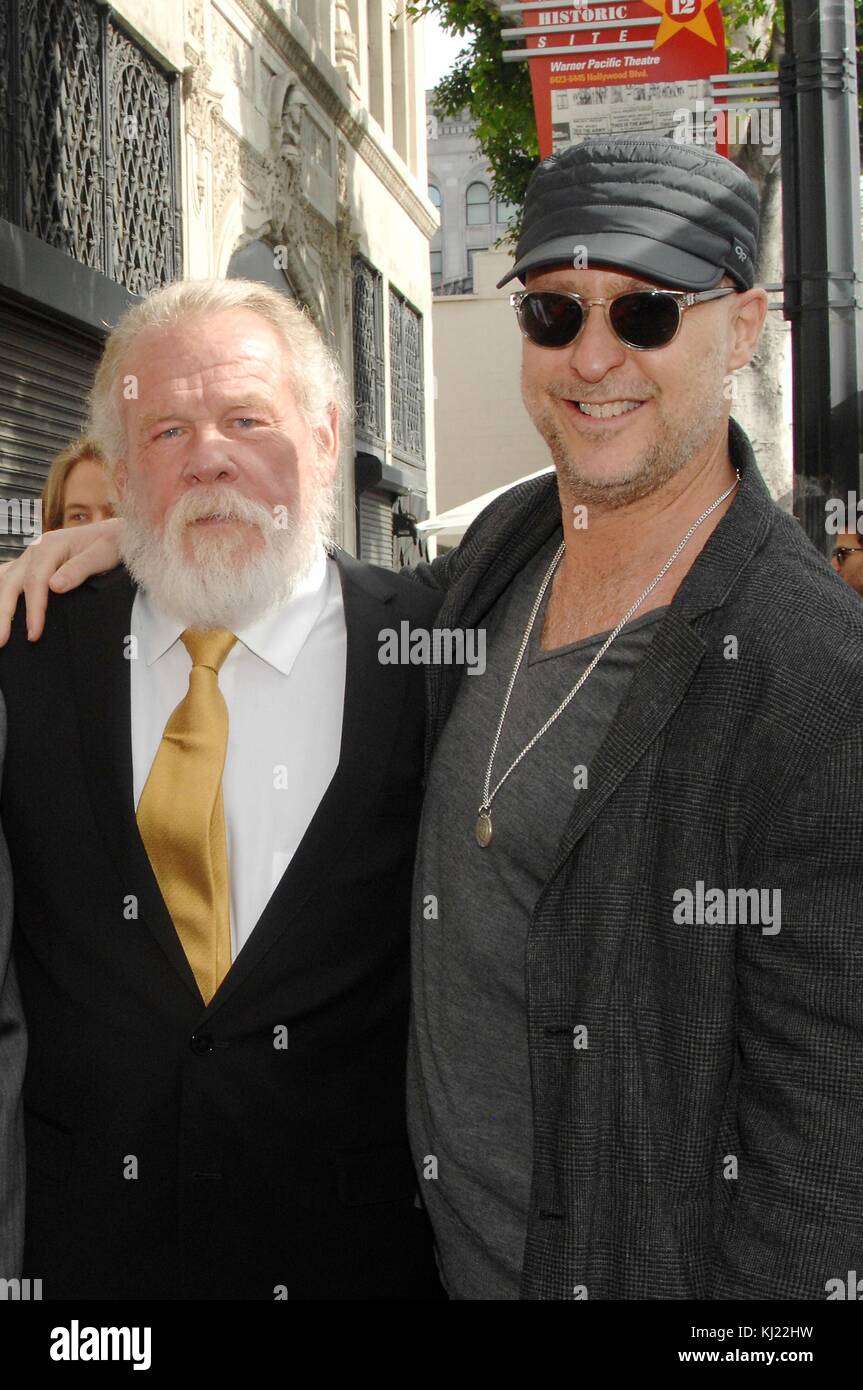 Los Angeles, CA, USA. 20th Nov, 2017. Nick Nolte, Gavin O'Connor at the ...
