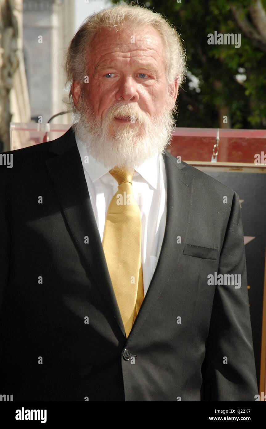 Los Angeles, CA, USA. 20th Nov, 2017. Nick Nolte at the induction ...