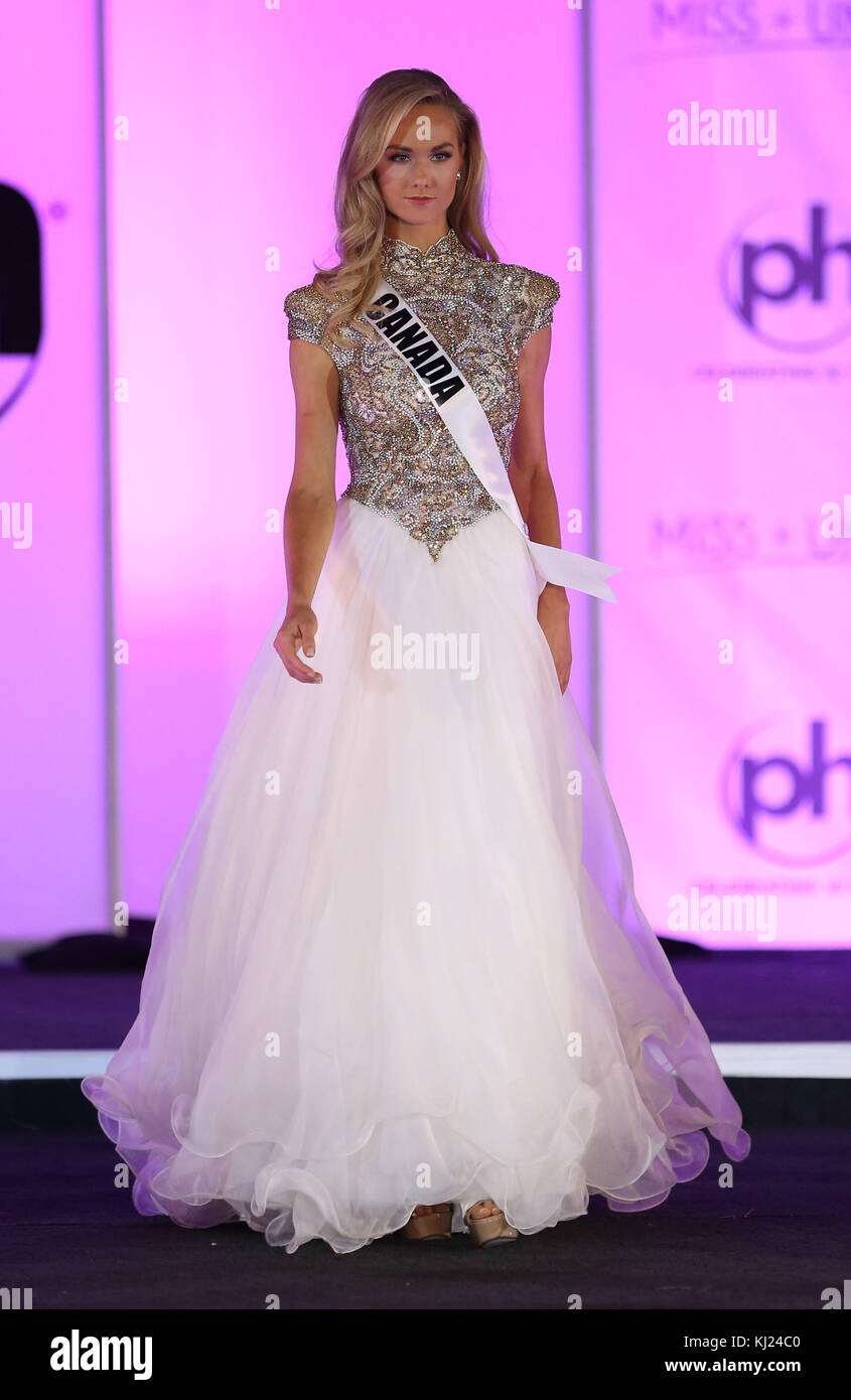 Las Vegas, NV - Miss, Canada. 20th Nov, 2017. Lauren Howe. 66th Miss ...