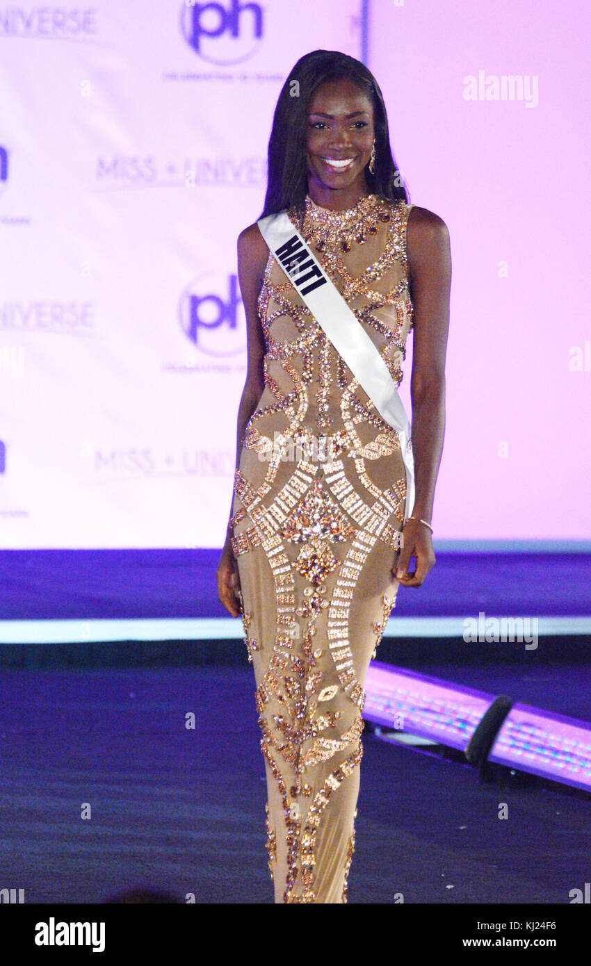 Las Vegas, Nevada, USA. 21st Nov, 2017. Miss Universe Haiti Cassandra ...