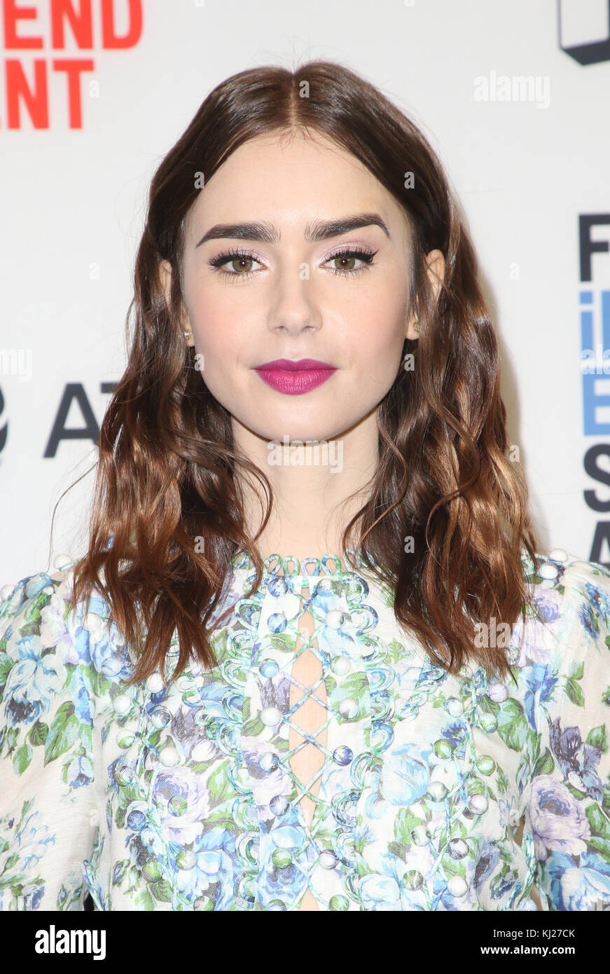 West Hollywood, California, USA. 21st Nov, 2017. Lily Collins at the ...