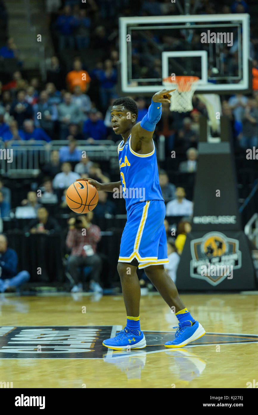 Kansas City, MO. U.S. 20th Nov, 2017. UCLA Bruins guard Aaron Holiday ...