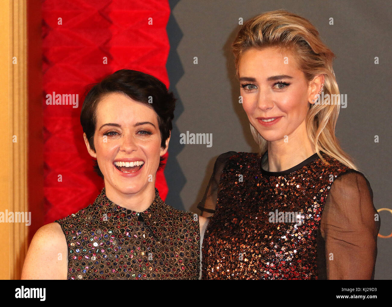 Claire foy and vanessa kirby the crown hi-res stock photography and ...