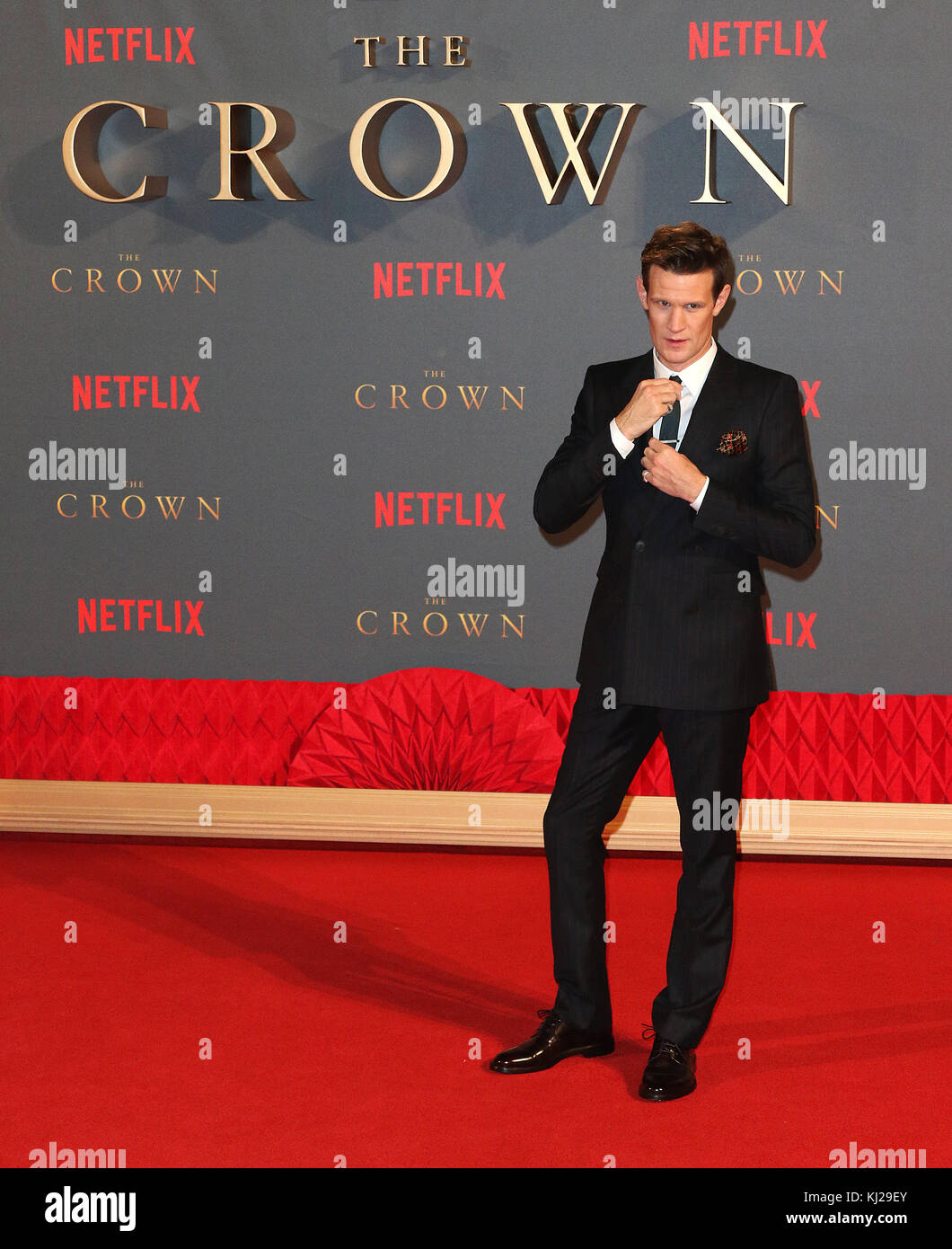 London, UK. 21st Nov, 2017. Matt Smith, The Crown - Season 2 World ...