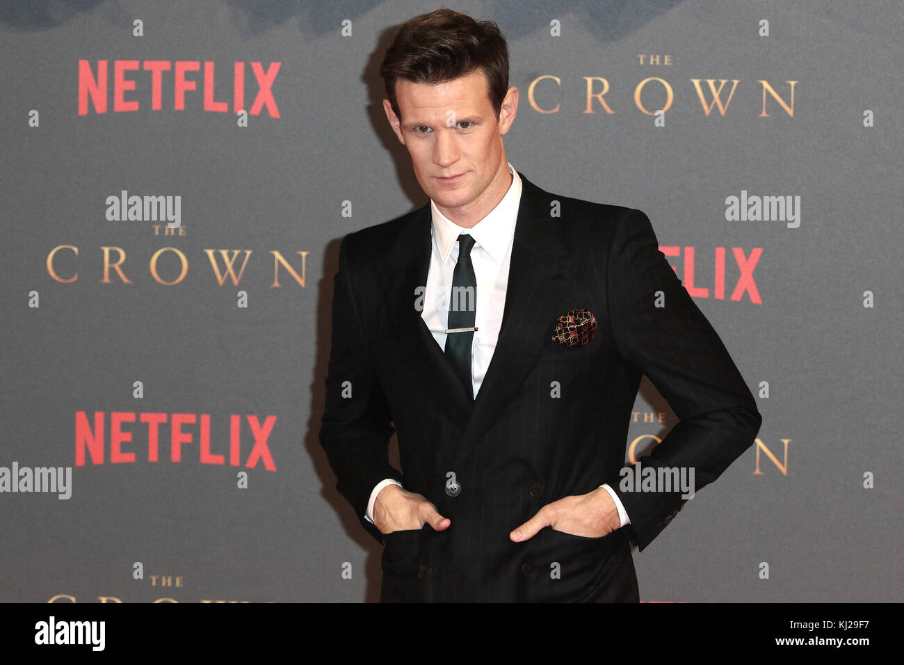 London, UK. 21st Nov, 2017. Matt Smith, The Crown - Season 2 World ...
