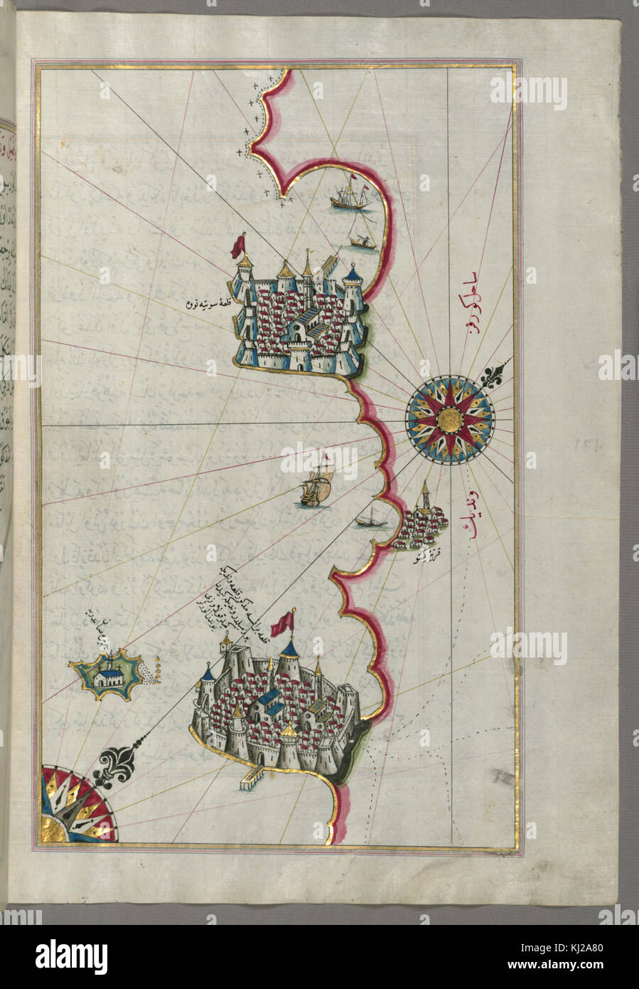 The Piri Reis map, created in the early 16th century, depicts the ...