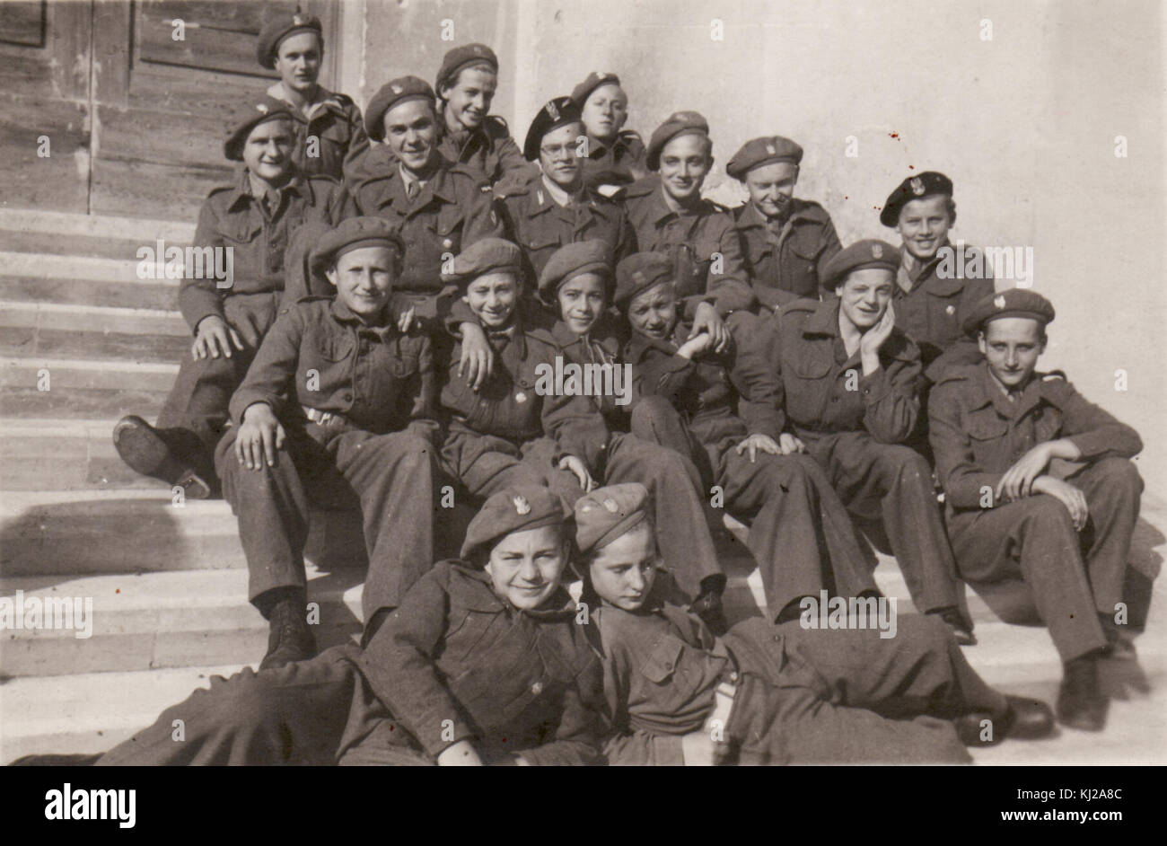 Polish II Corps (09) - 1945-09-14 - Casarano Stock Photo - Alamy