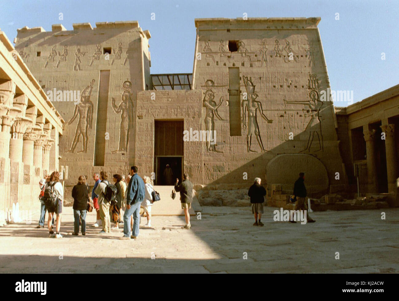 Philae pylon at Luxor Stock Photo - Alamy