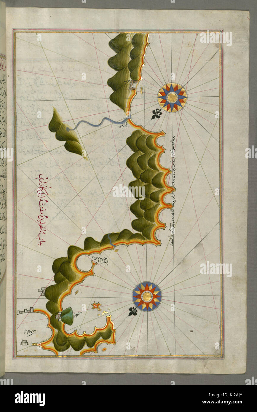 Piri Reis - Map of Unidentified Islands Off the Southern Anatolian ...