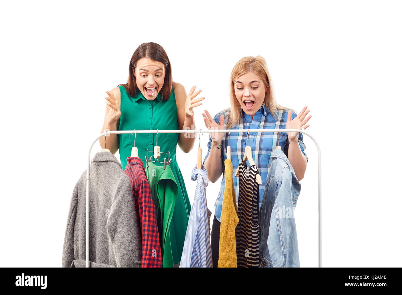 Beautiful young women choosing hi-res stock photography and images - Alamy