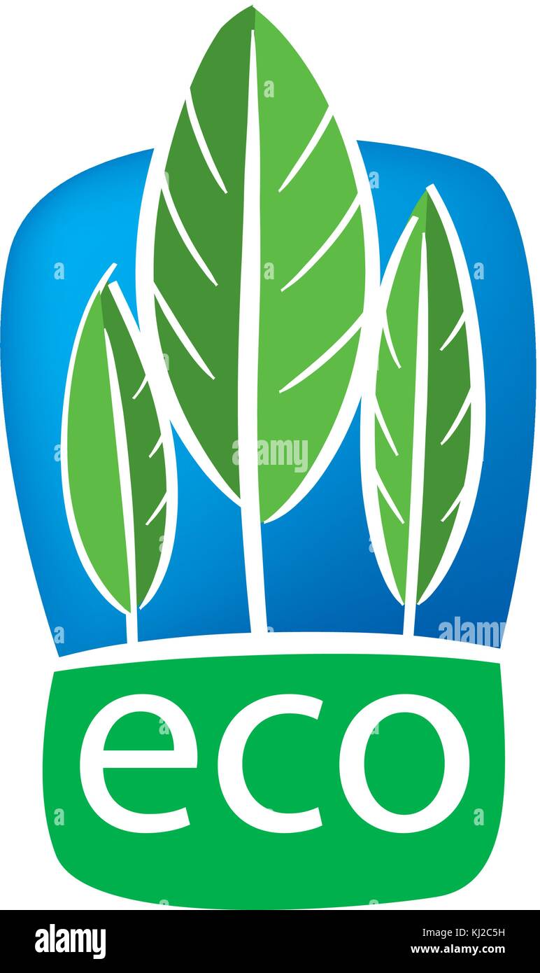 logo vector eco Stock Vector Image & Art - Alamy