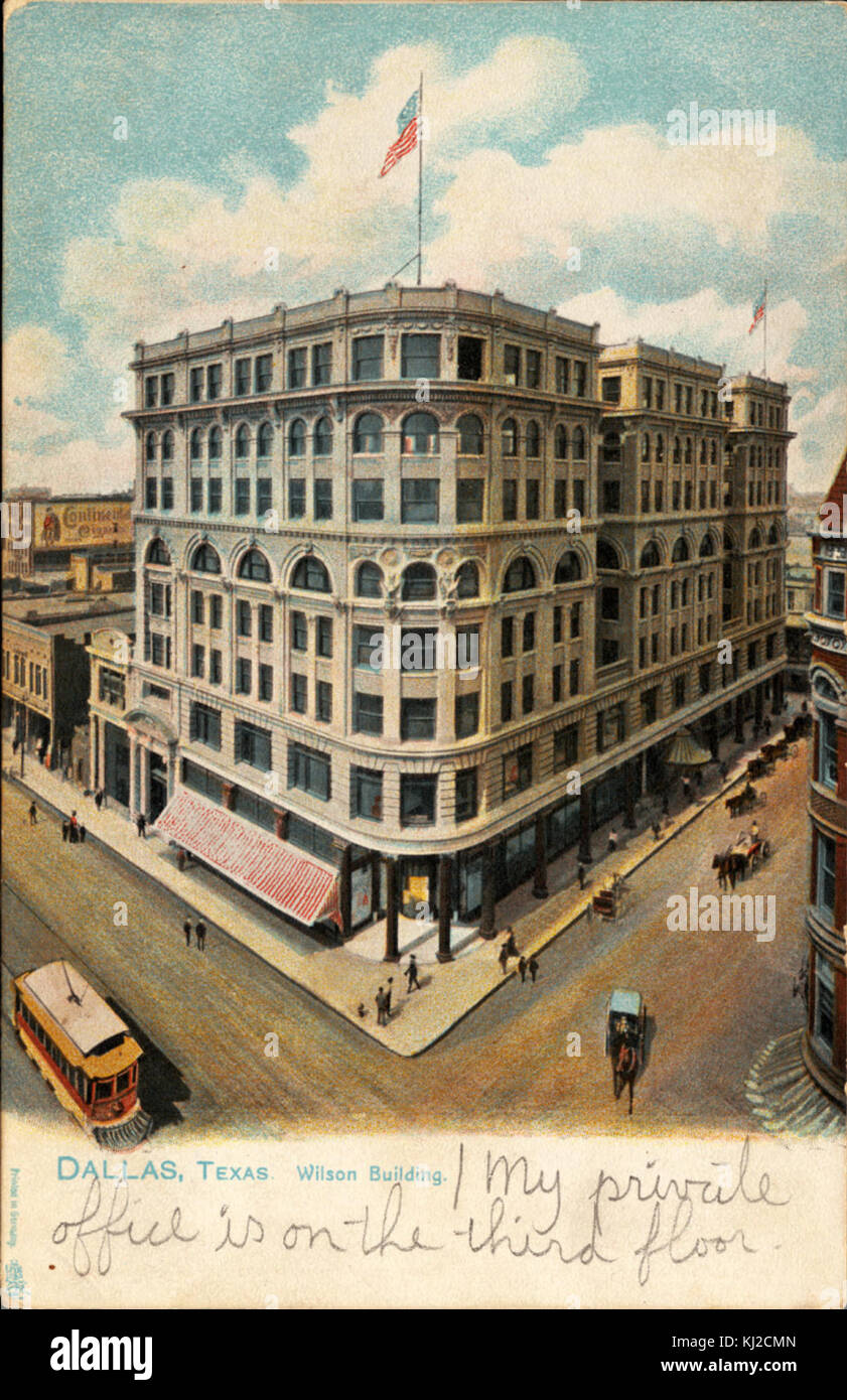 Wilson Building, Dallas, Texas Stock Photo - Alamy