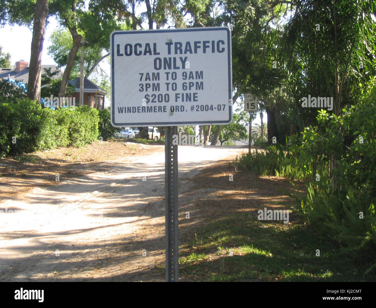 Windermere local traffic only Stock Photo - Alamy