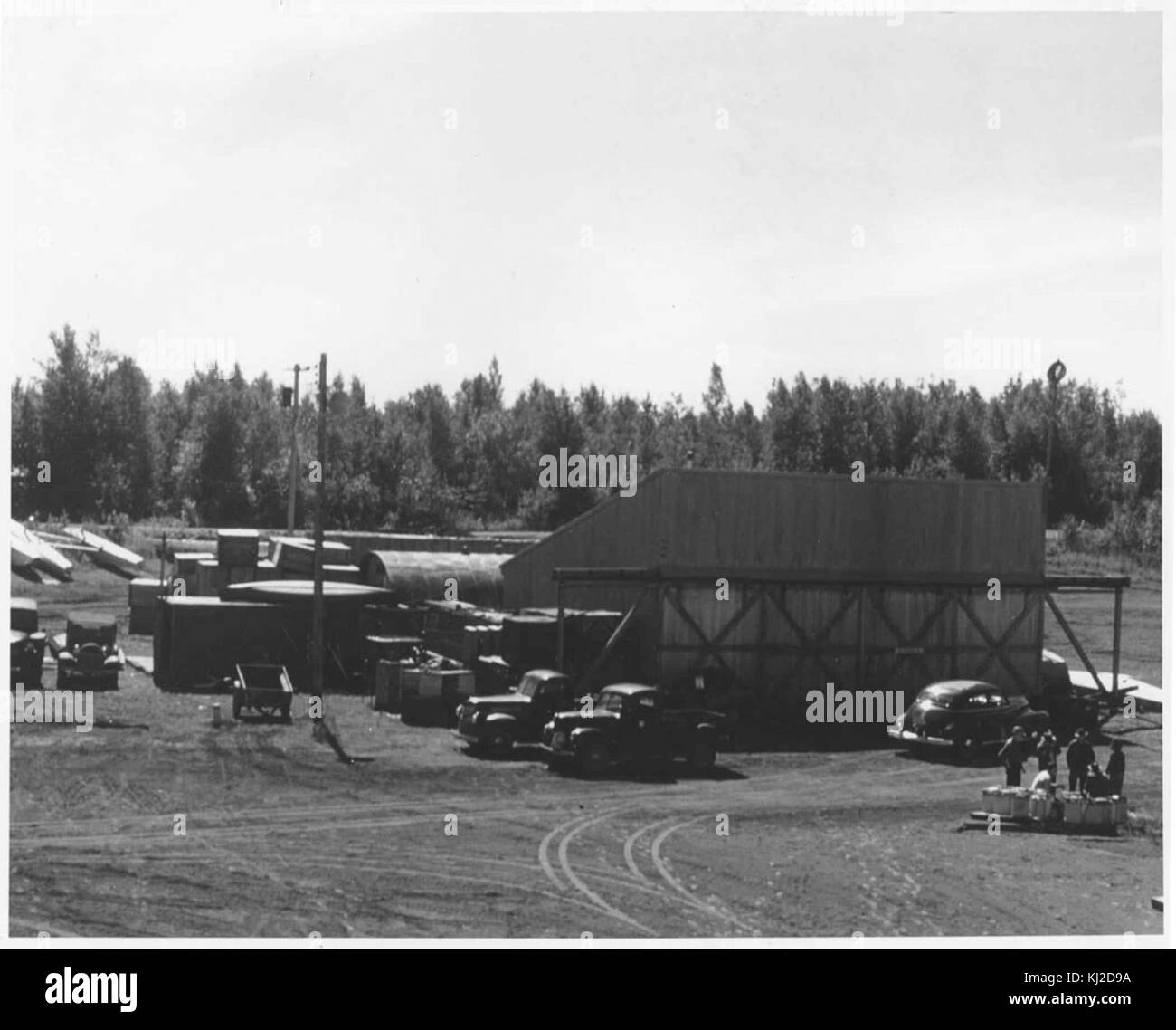 Original hangar facilities lake hood Stock Photo - Alamy