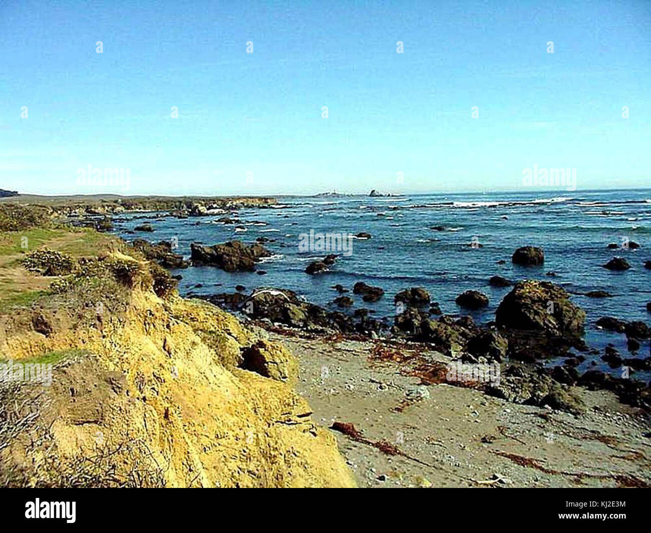Beach coast in Monterey ocean water sea Stock Photo - Alamy