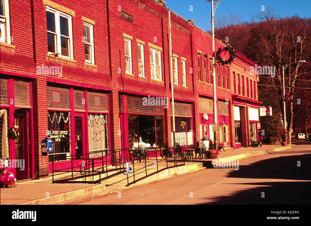 Bramwell WestVirginia main street Stock Photo - Alamy