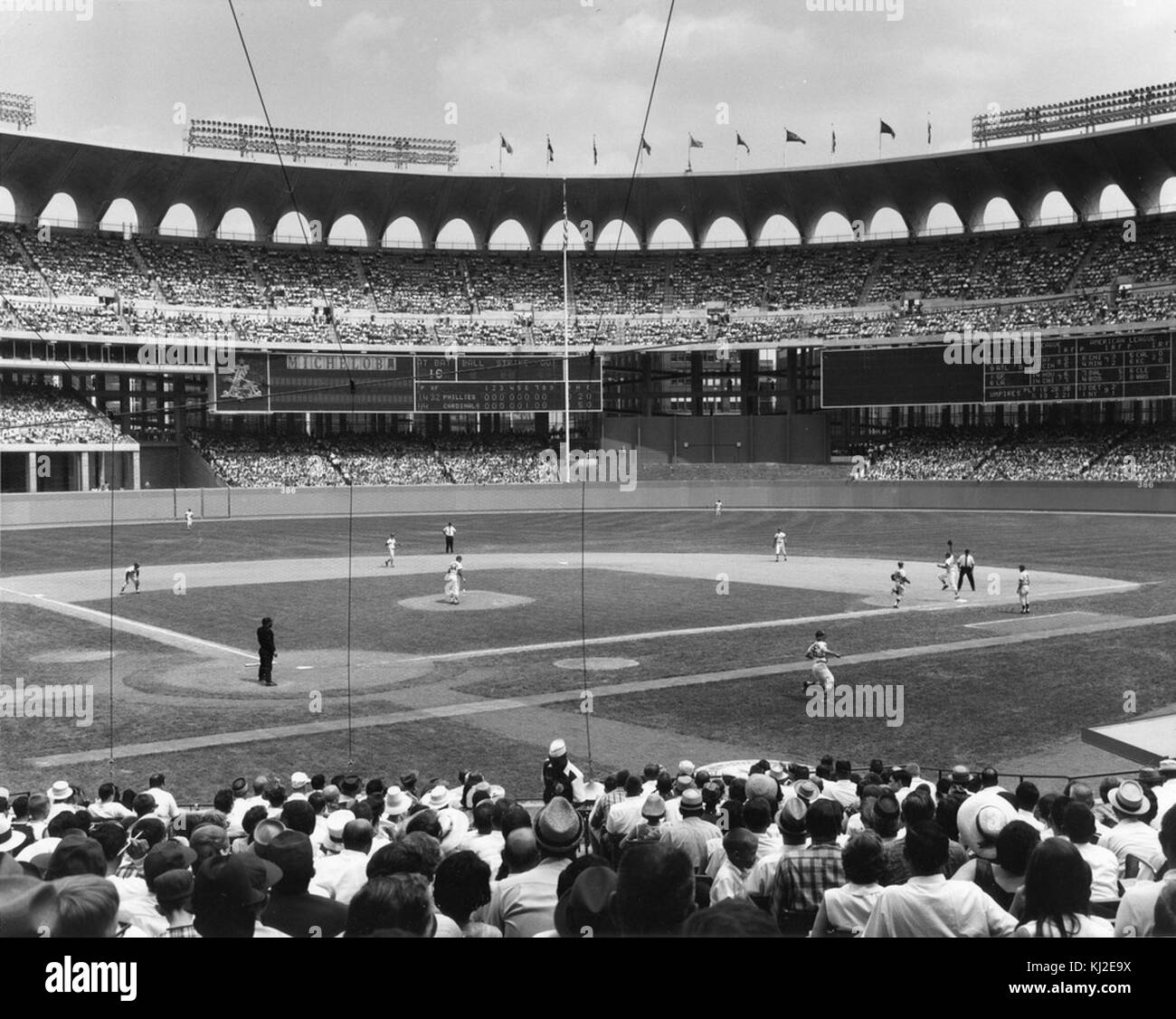 Nostalgic stadium Black and White Stock Photos & Images - Alamy