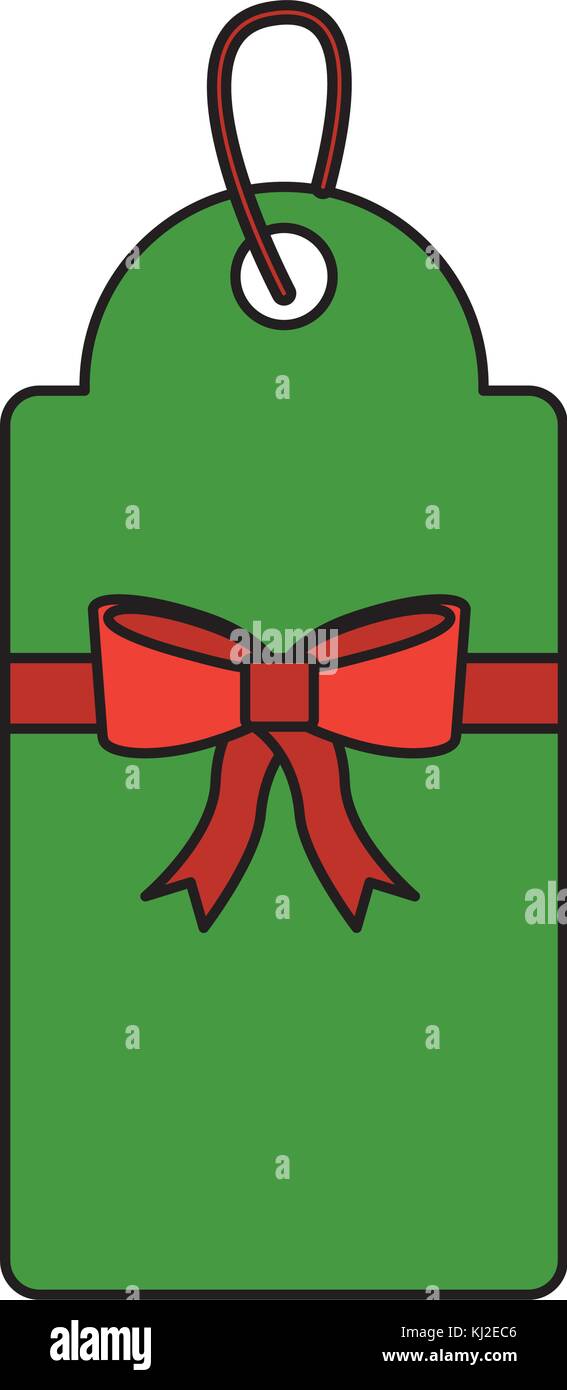christmas price tag with bow and hanger sale promotion and gift card ...