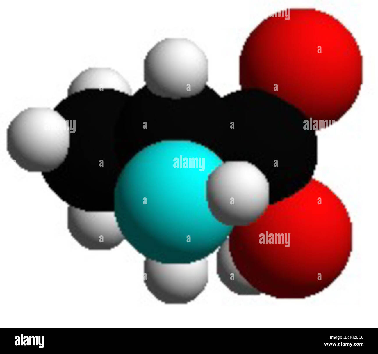This scientific illustration shows Alanine, an amino acid that is ...