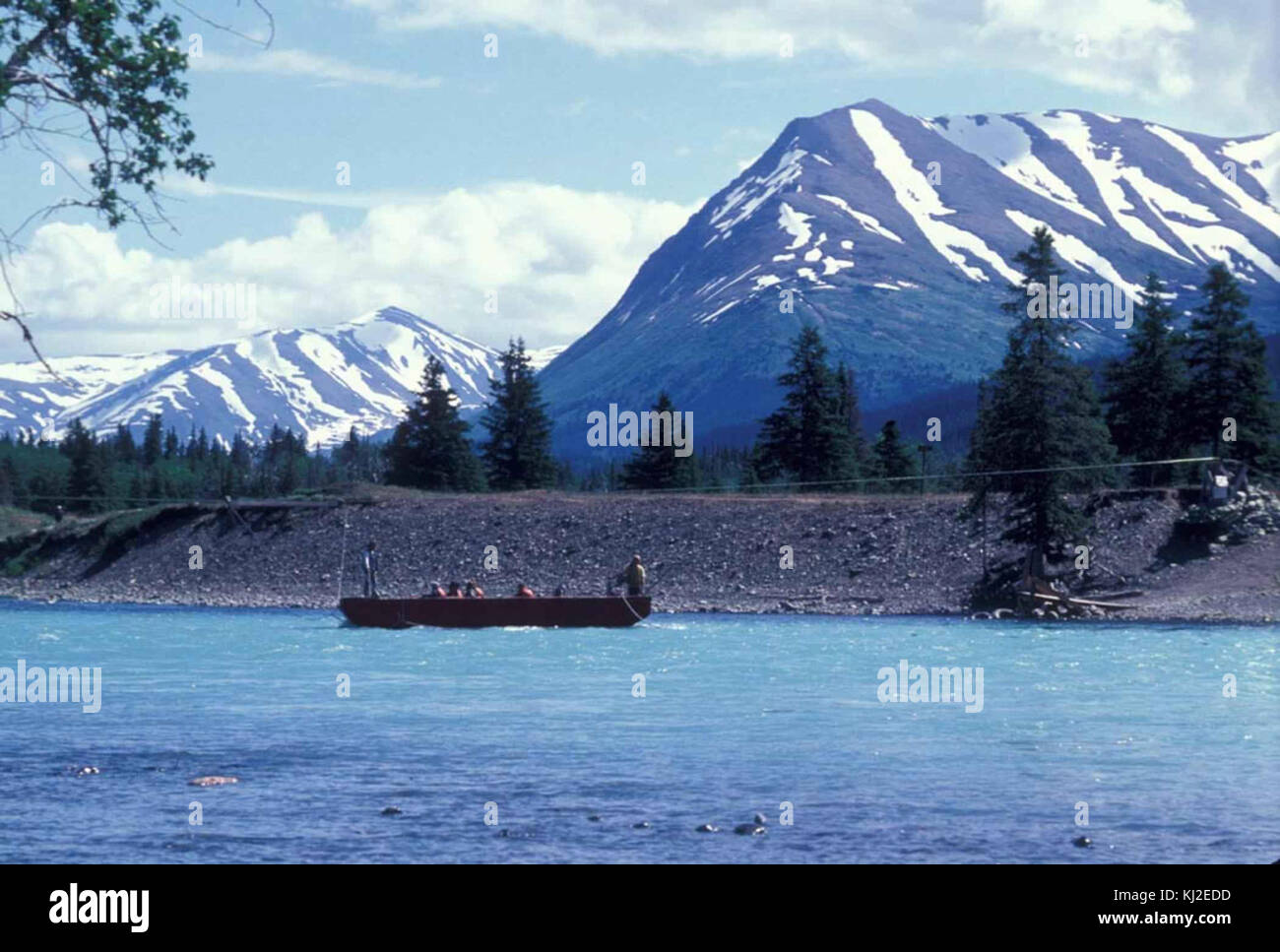 Russian river crossing hi-res stock photography and images - Alamy