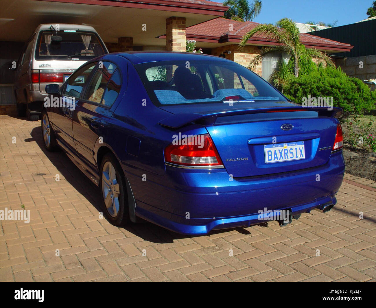 Car ford falcon ba xr6 rear view Stock Photo - Alamy