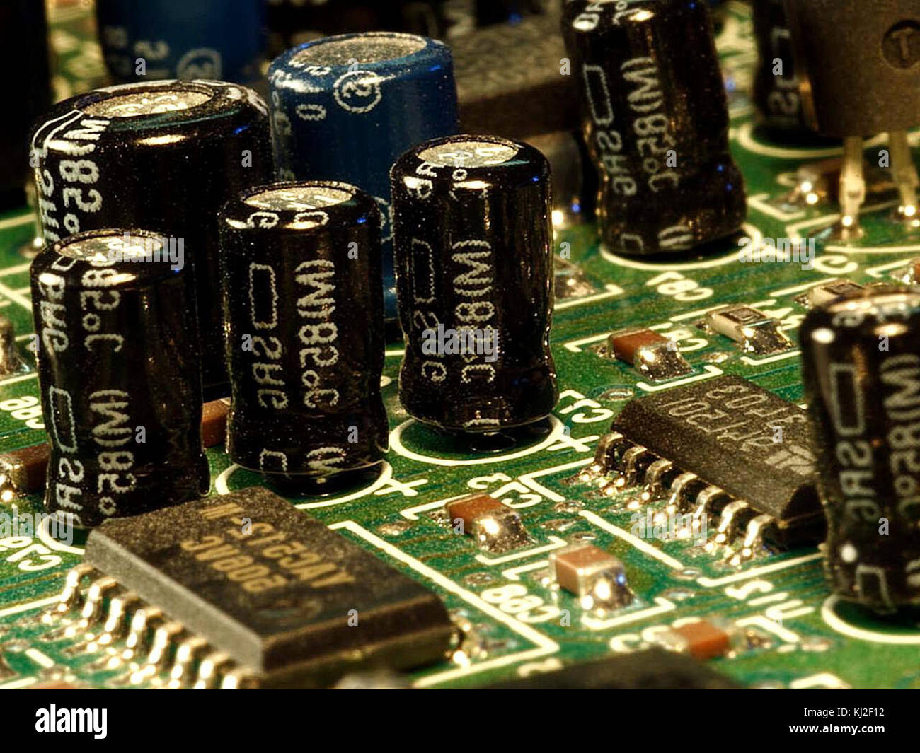 Computer sound card Stock Photo - Alamy