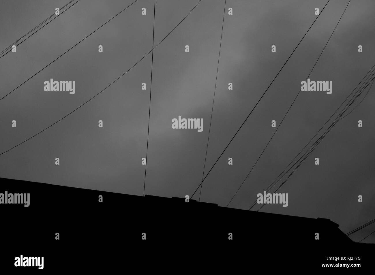 Outdoor Electrical Wire Stock Photo - Alamy