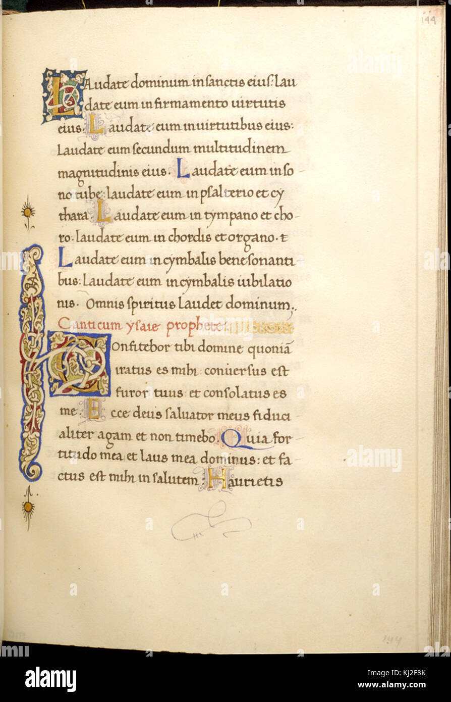 Cristoforo Majorana - Leaf from Psalter - Walters W330144R - Open ...