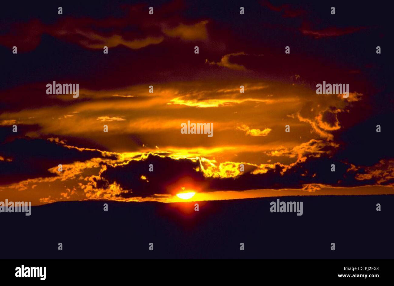 Carlsbad caverns national park sunset Stock Photo - Alamy