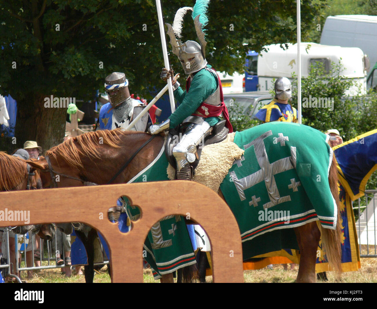 Knights at Azincourt Stock Photo - Alamy