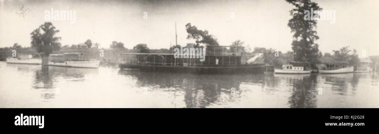 Boats Buffalo Bayou Stock Photo - Alamy