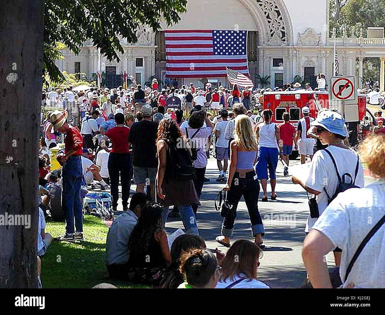 Crowd on street Stock Photo - Alamy