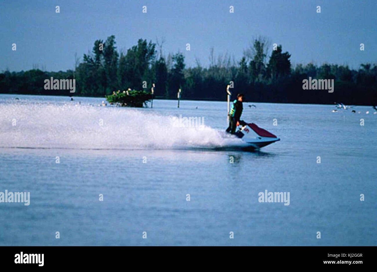 Person on sport jet boat Stock Photo - Alamy