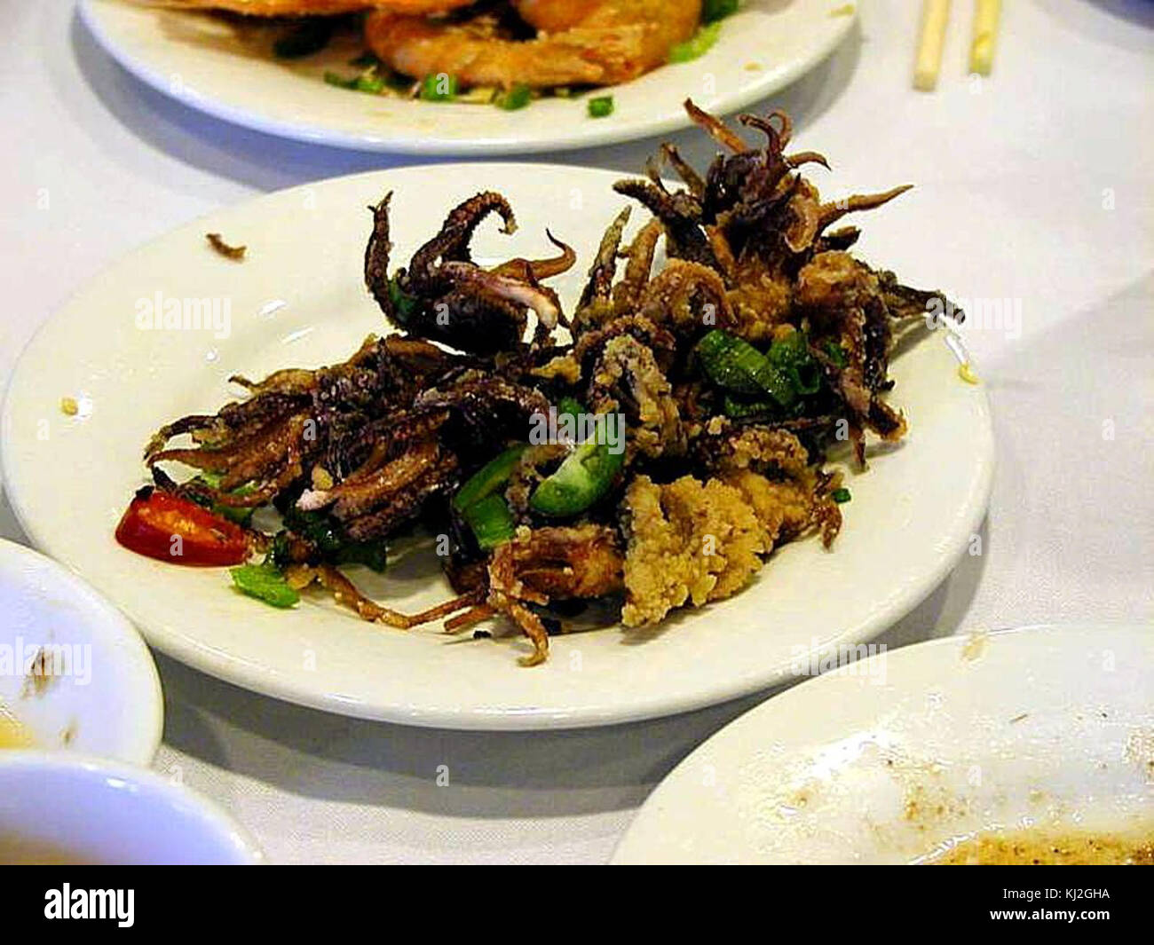 Food dim sum squid Stock Photo - Alamy