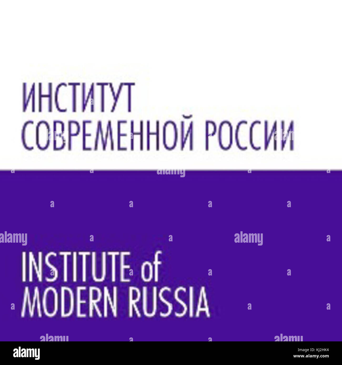 Institute of Modern Russia logo Stock Photo - Alamy