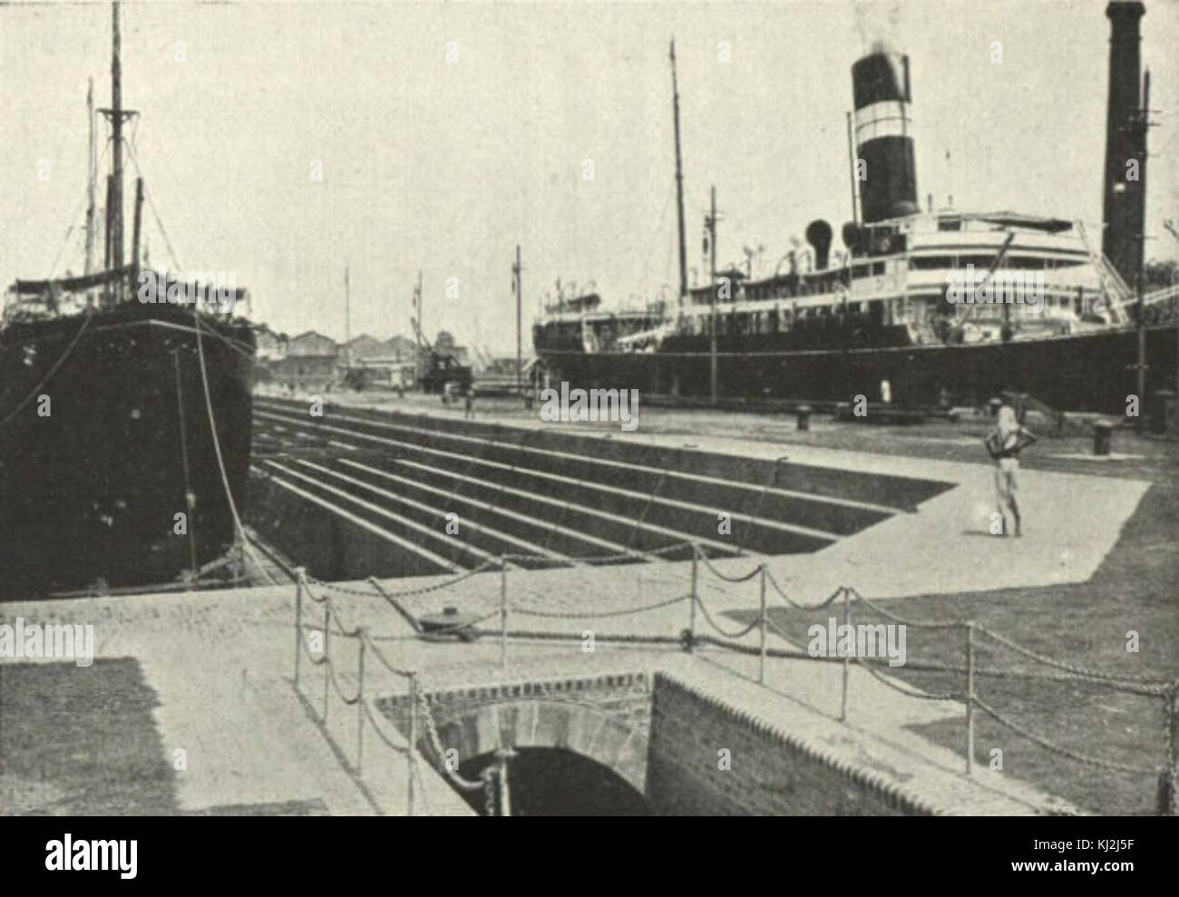 Kidderpore Dry Dock Stock Photo - Alamy