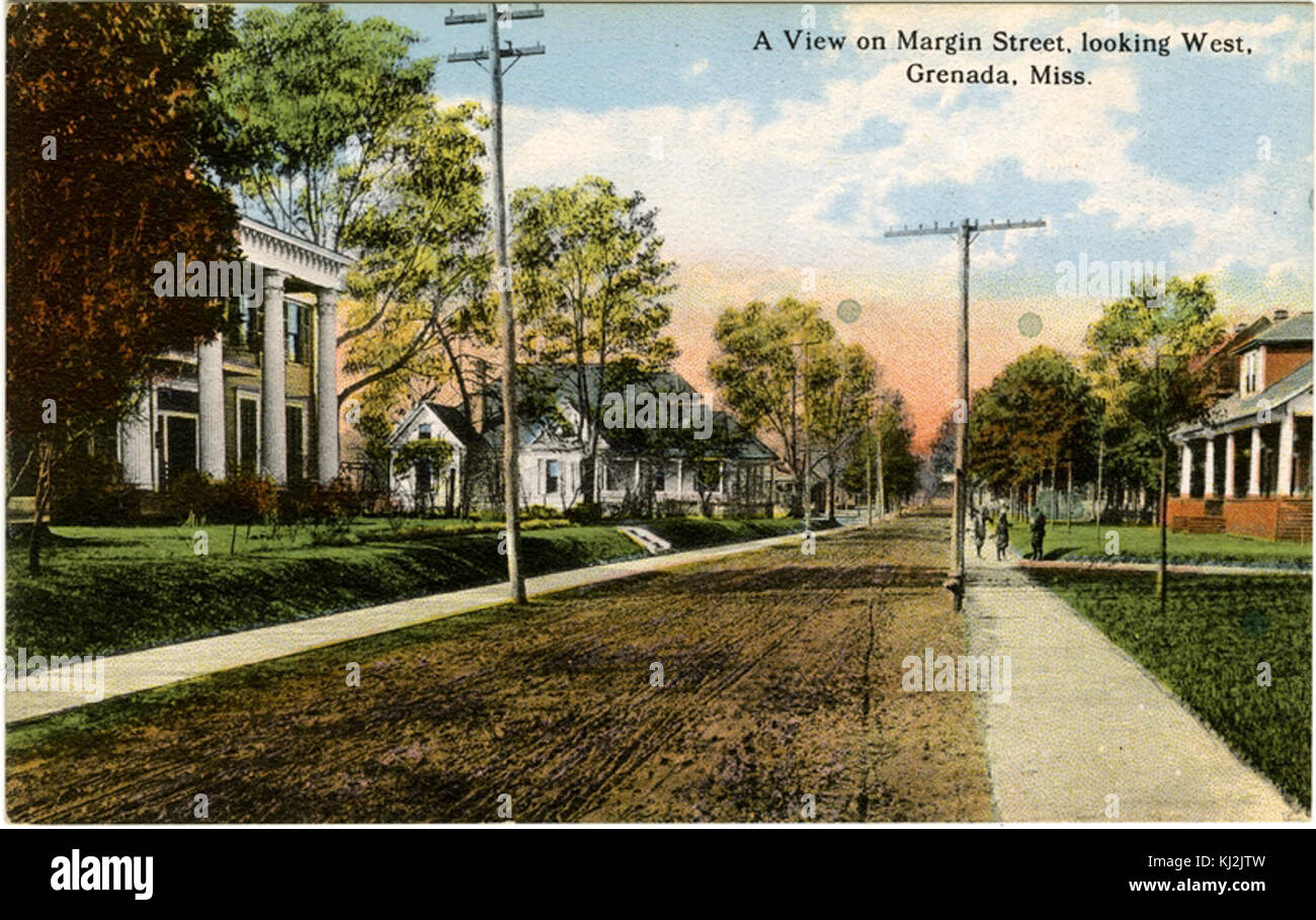 Margin Street Grenada Stock Photo - Alamy