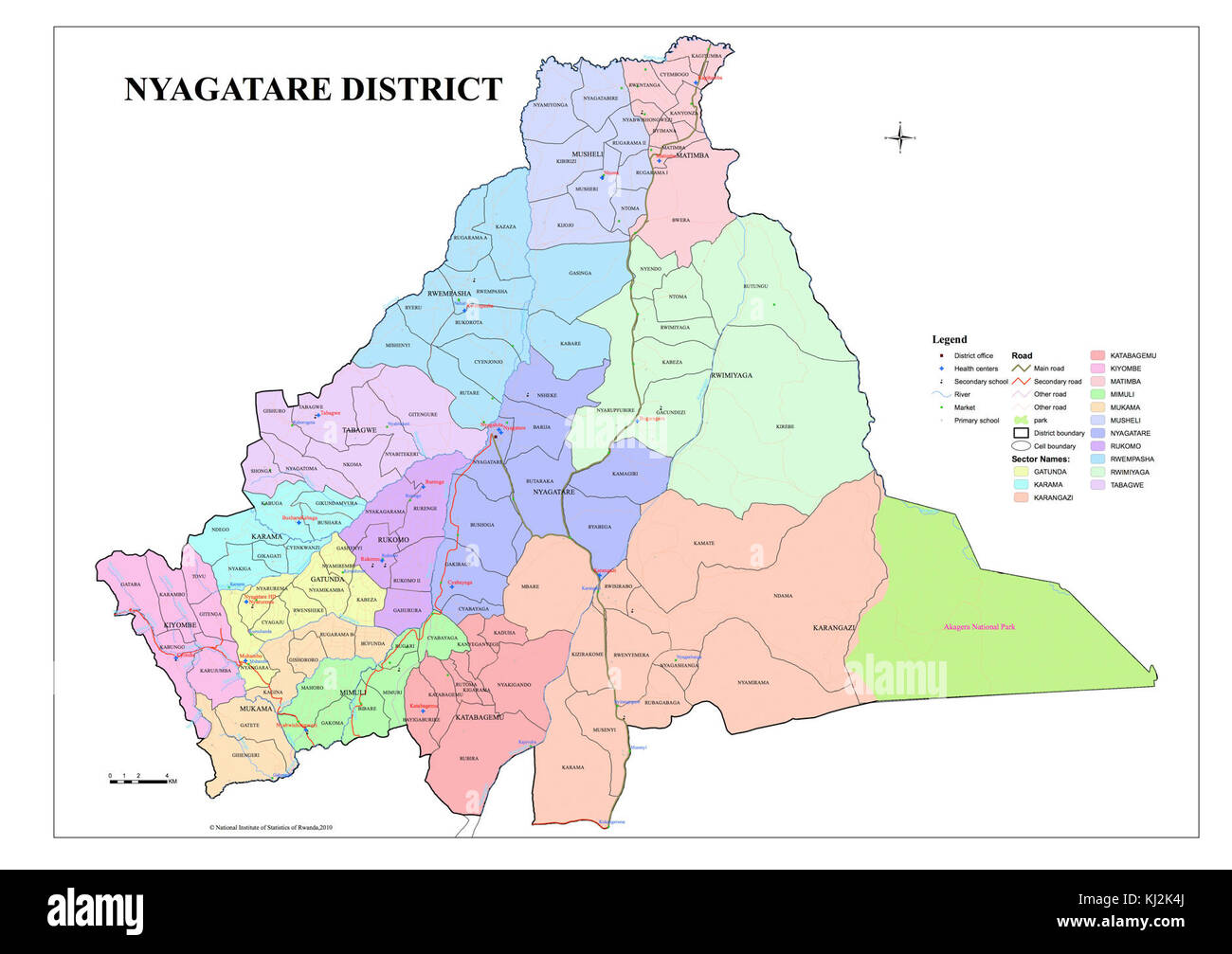 Nyagatare District Map Stock Photo - Alamy