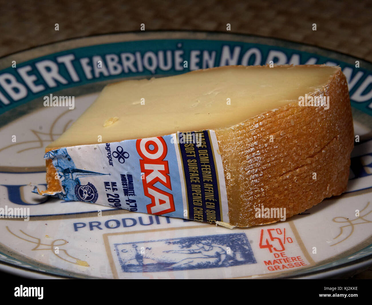 Oka cheese 2 Stock Photo - Alamy