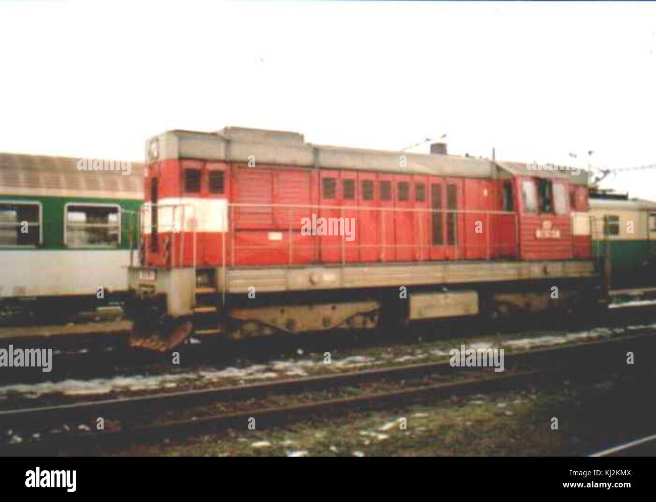An image of the Lokomotiva 742 119, a diesel locomotive, showcasing its ...